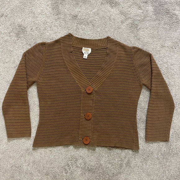 Talbots | Sweaters | Talbots Cardigan Sweater Made In Italy Womens ...